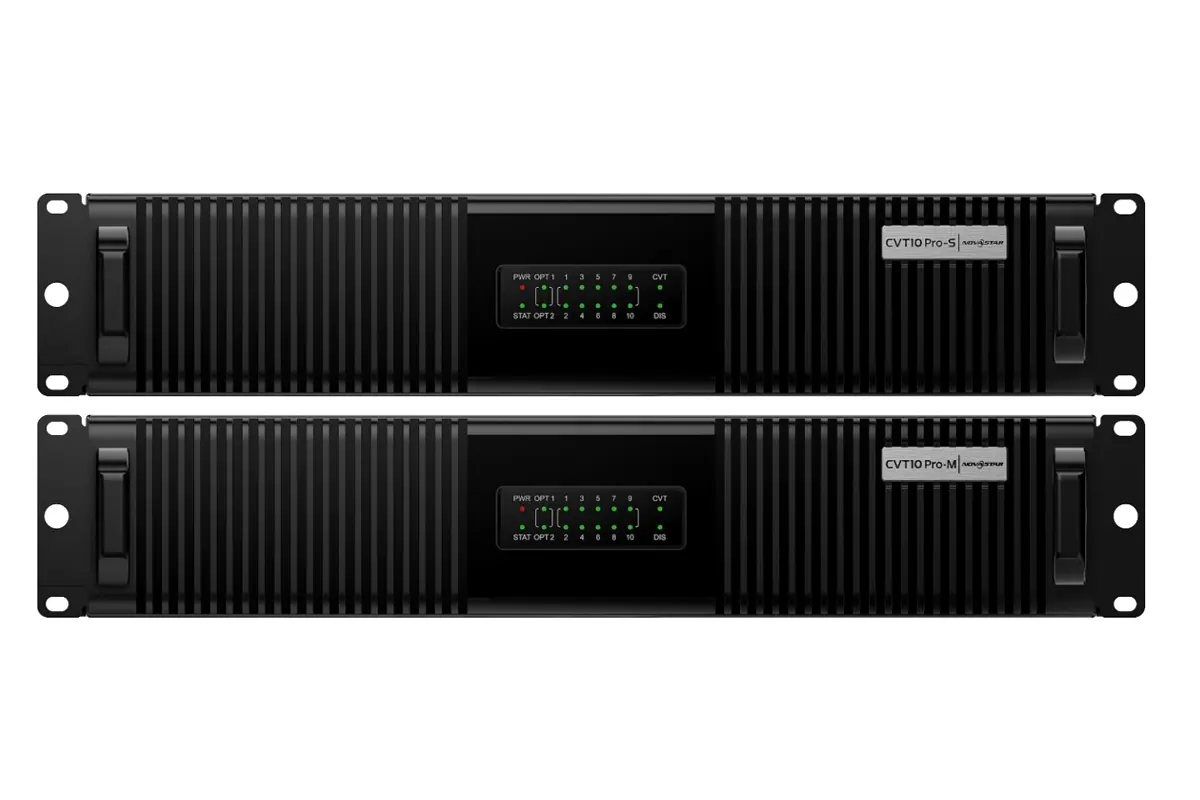 Guía del convertidor de fibra Novastar CVT10 y comparación con el CVT10 Pro