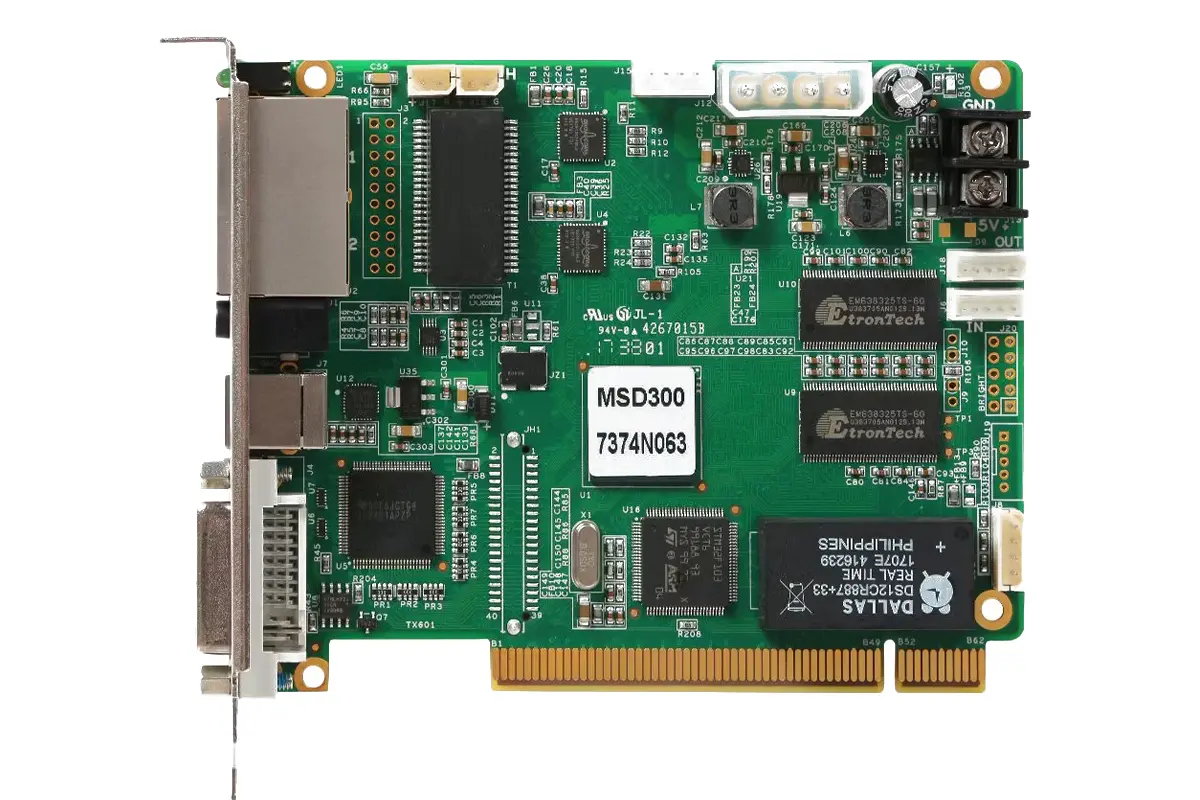 Tarjeta de envío Novastar MSD300: control de vídeo LED fiable